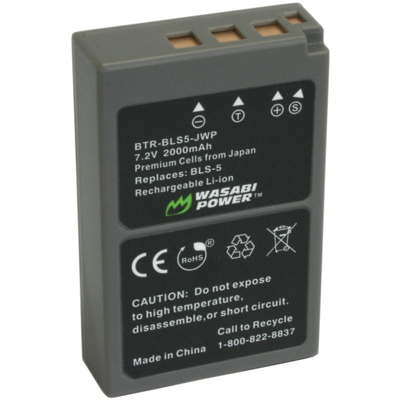 Olympus BLS-5, BLS-50 – Wasabi Power