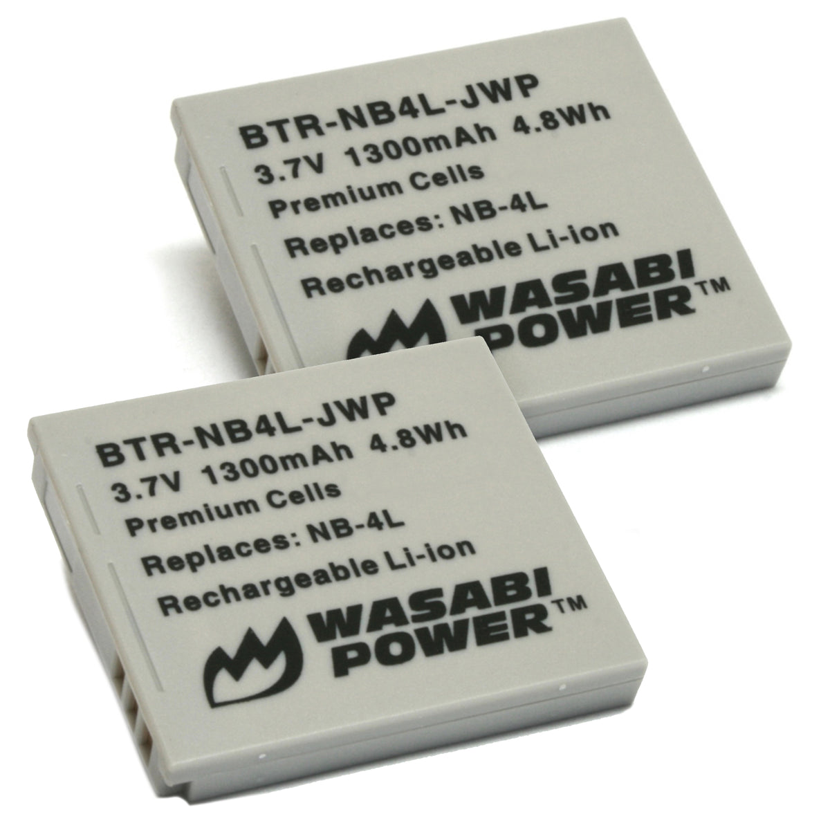 Canon NB-4L Battery (2-Pack) by Wasabi Power