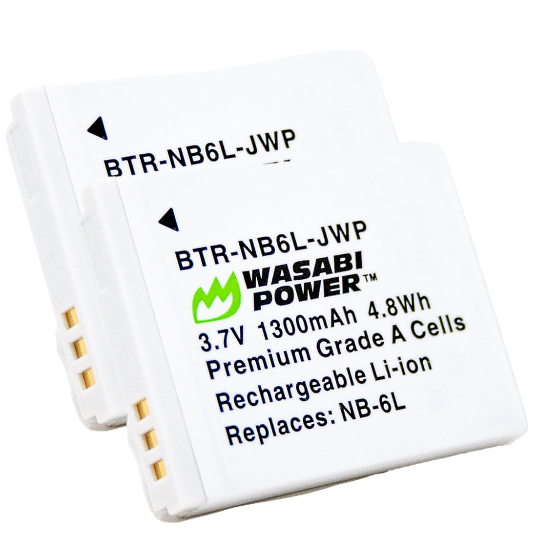 CAS NP-6L Battery (2-Pack) by Wasabi Power